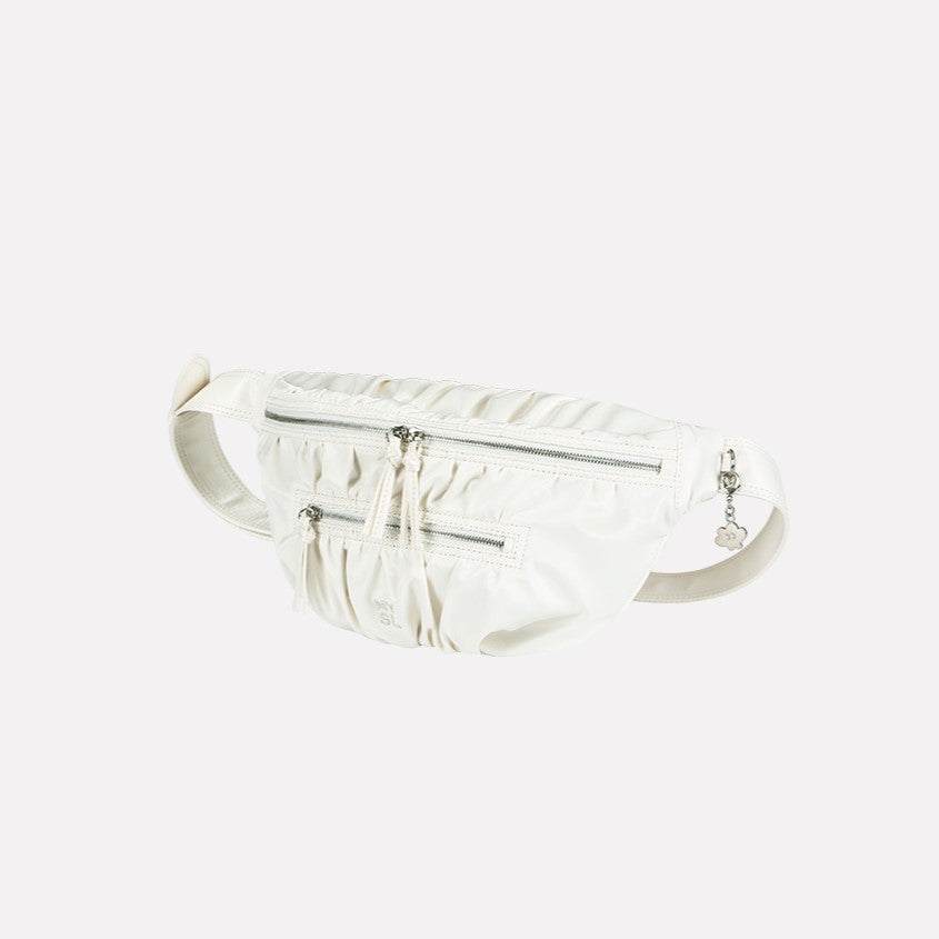 MYSHELL Pearly 個性褶皺雙拉鍊單肩包 – NOTAG TAIWAN