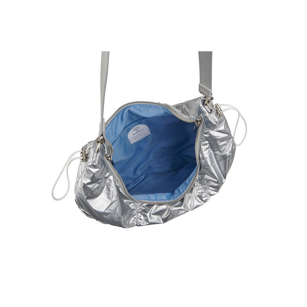 MYSHELL Kisses Hobo 銀色肩背包 – NOTAG TAIWAN